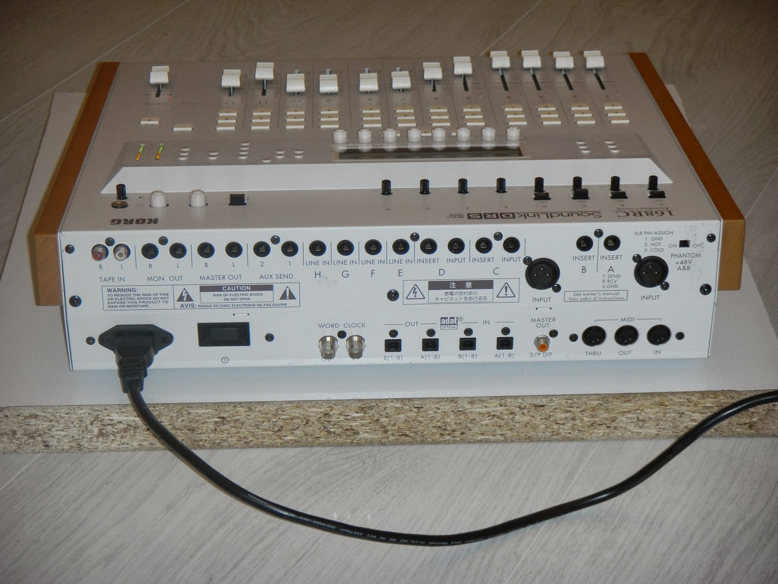 Infrequent Sound [sex.tex] technology: Korg Soundlink DRS 168RC