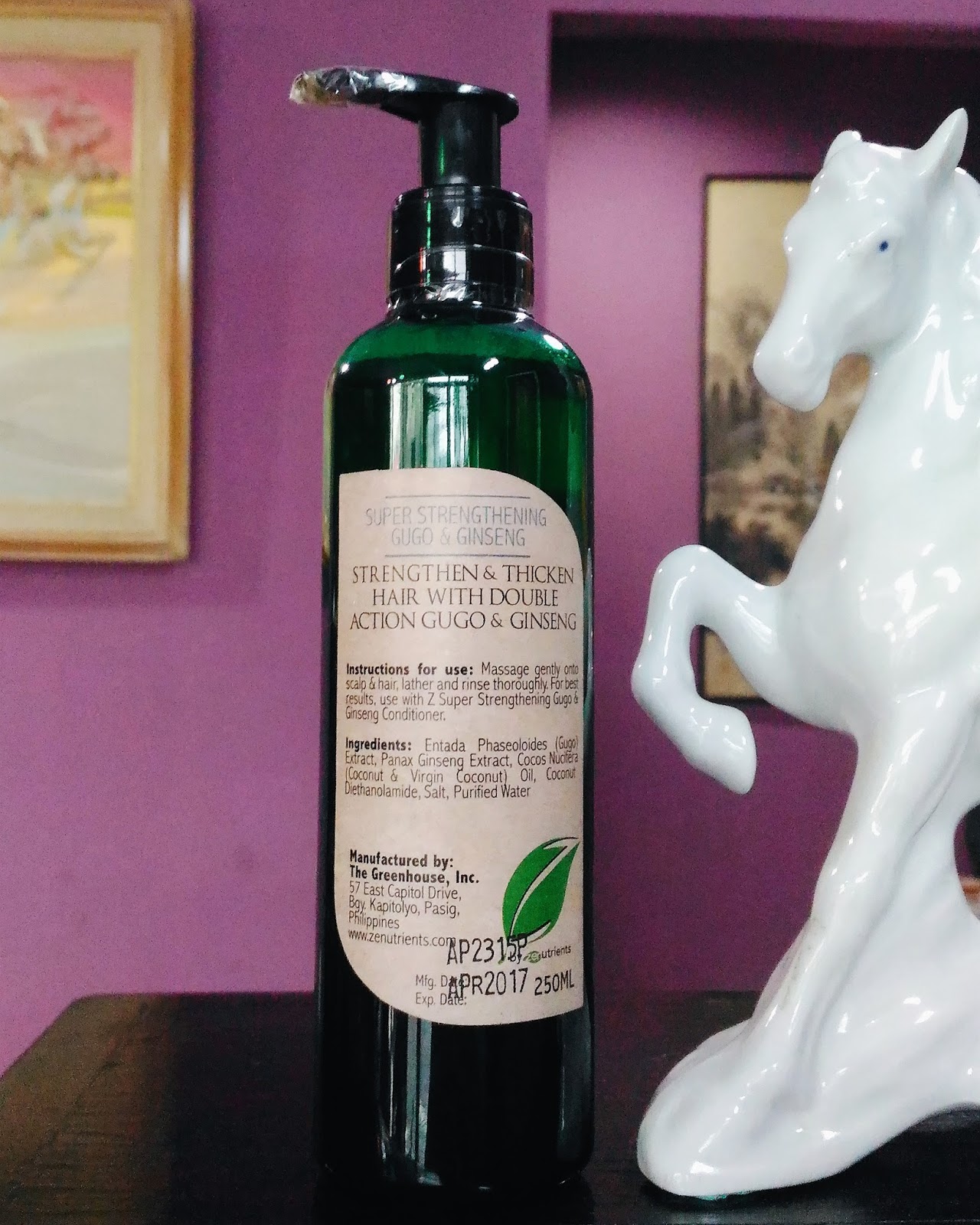 Lucky Citrine: Zenutrients Super Strengthening Gugo & Ginseng Shampoo