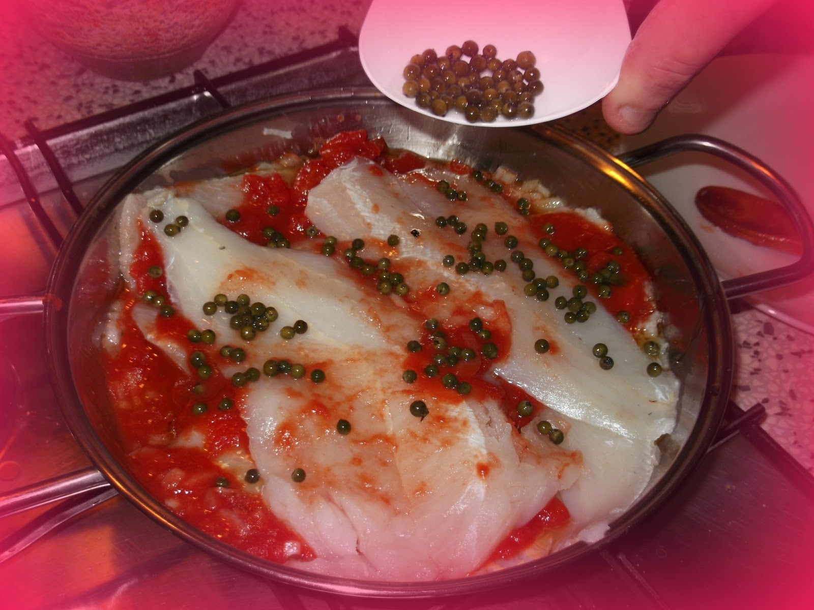 **Il mondo di Zuzi**: *Filetto di merluzzo al Pepe Verde Tec-Al ...