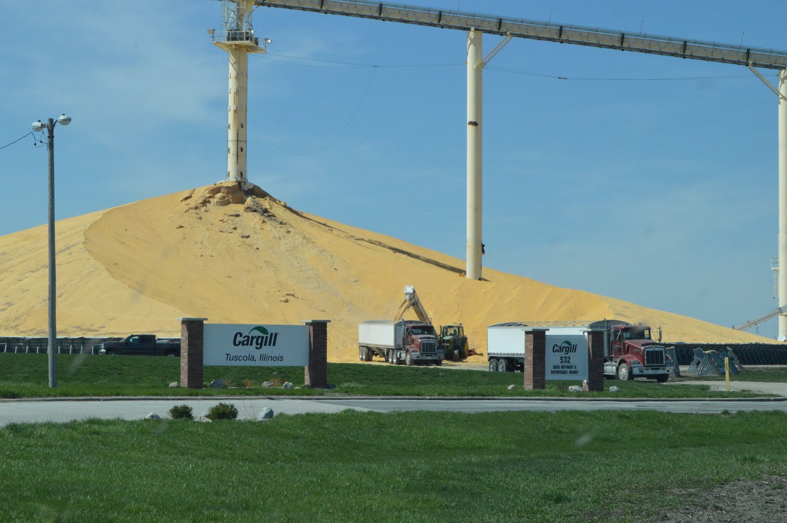 Industrial History: Removing Corn Storage Piles