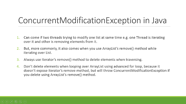 How to Avoid/Fix ConcurrentModificationException while looping over ... How to Avoid/Fix ConcurrentModificationException while looping over ...