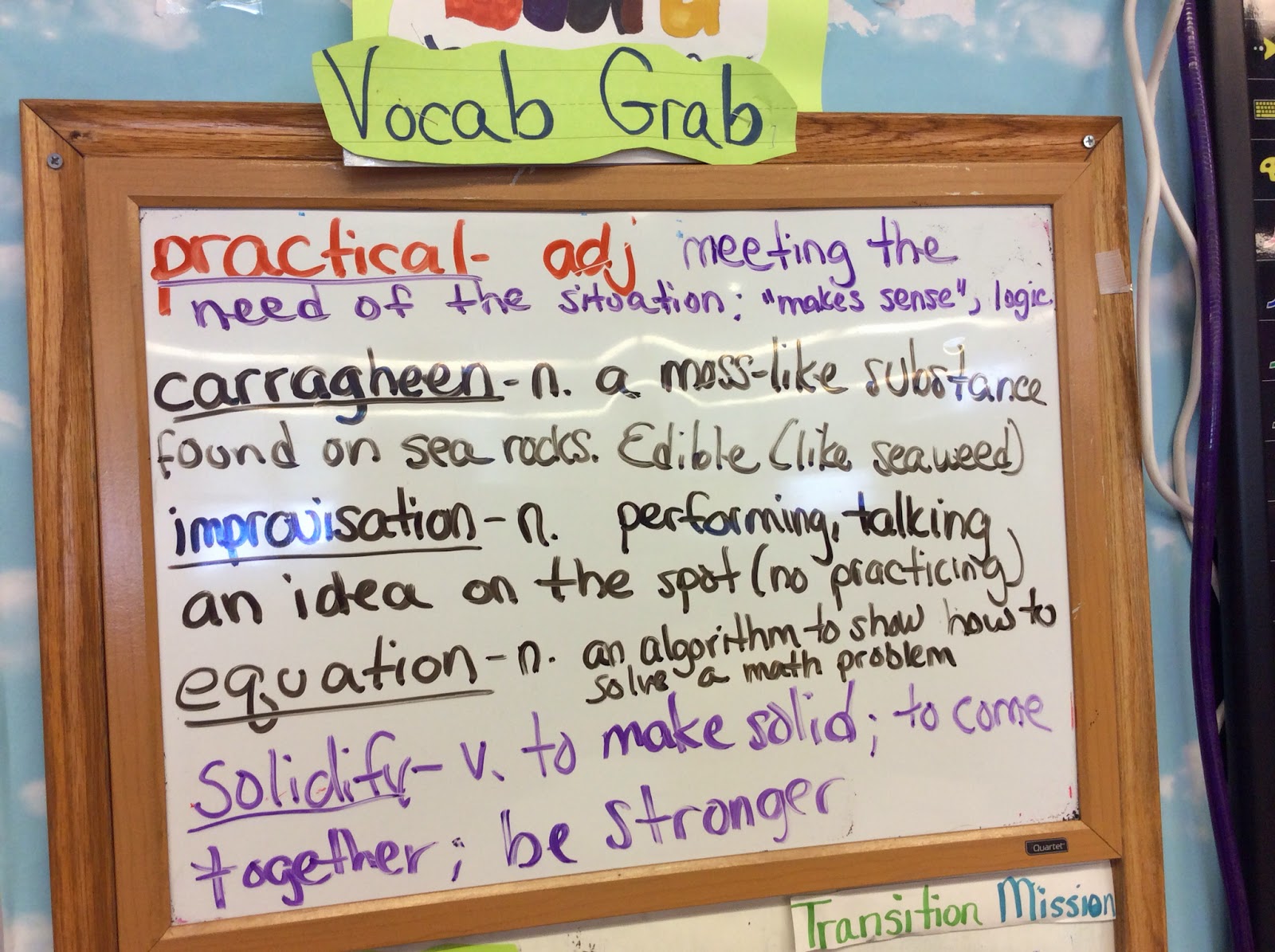 3rd Grade Journeys: Vocab Grab