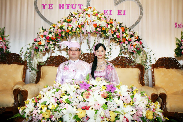 Miss ASEAN Ei Yupar Win and Ye Htut's Wedding Photos | Myanmar Celebrity Couple Photos!