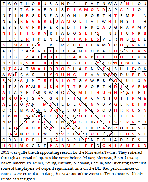 Twins On Twins Word Search Answer Key