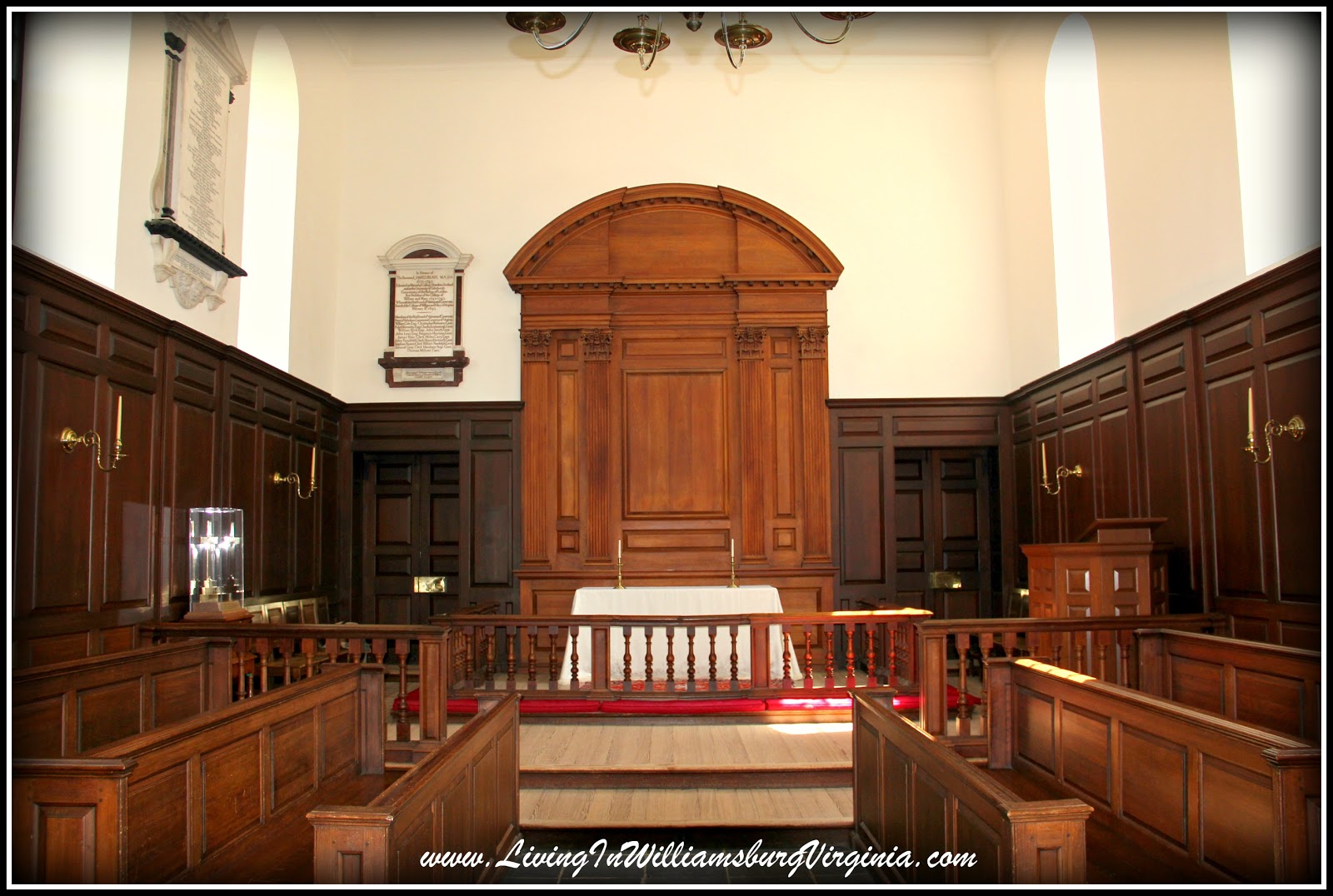 Living In Williamsburg, Virginia: The Wren Chapel, College of William ...