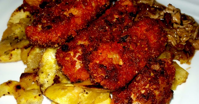 Pollo apanado con Cheese Tris | Desde la Cocina de July