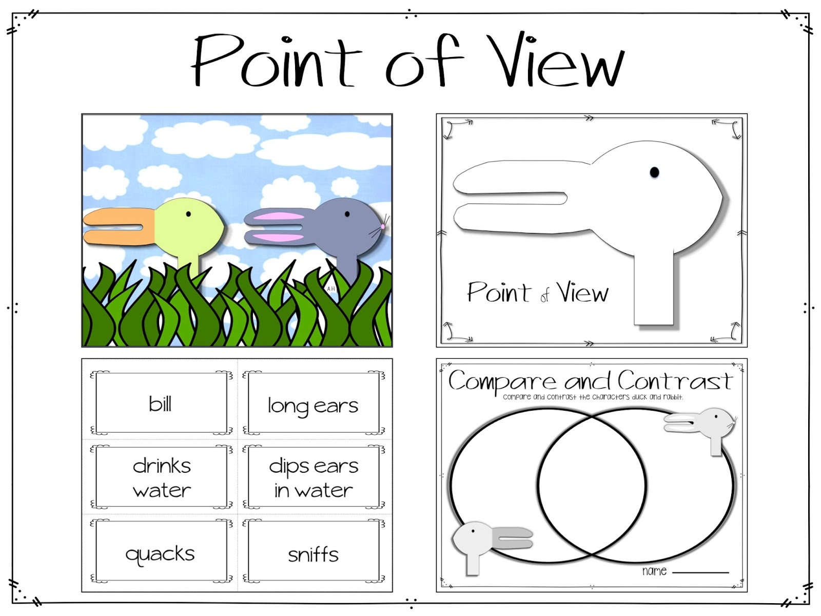 Whatch Duck Vs Rabbit Book