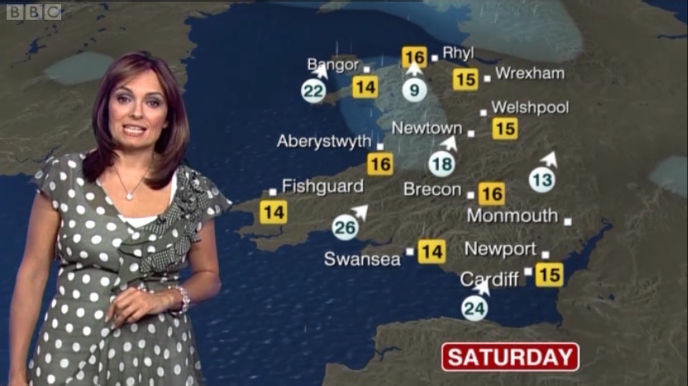 UK Regional News Caps: Sue Charles - BBC Wales Weather