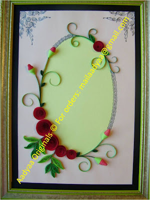 Quilling Me Softly: Quilled roses