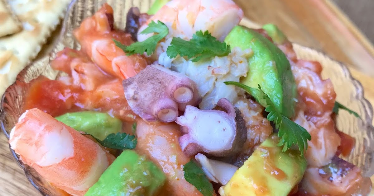 Mau Cocina de Todo: Coctel Vuelve a la Vida (Camaron, Pulpo y Jaiba)