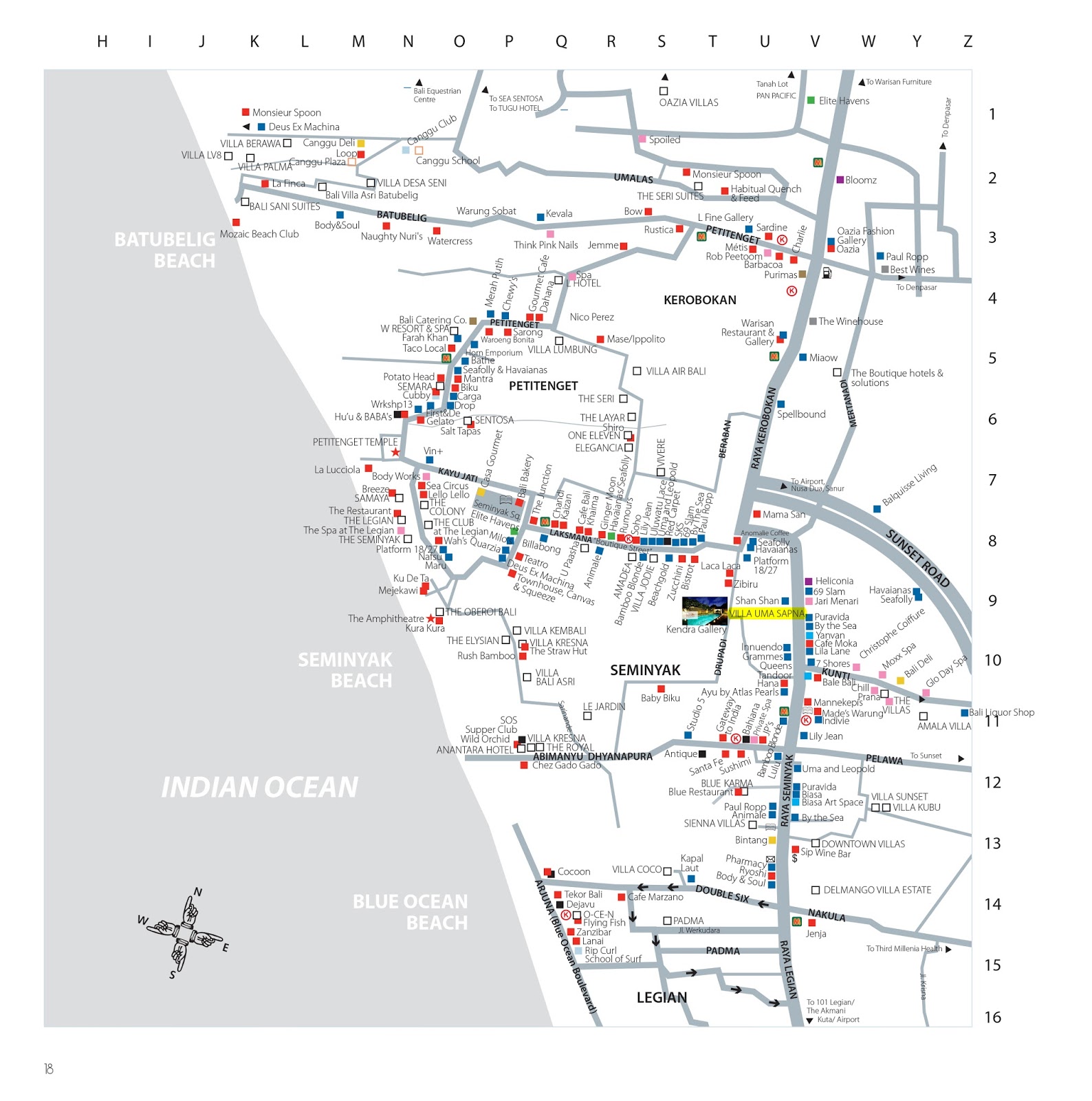 Ms. Jhessy Wandering Free: BALI SEMINYAK MAP