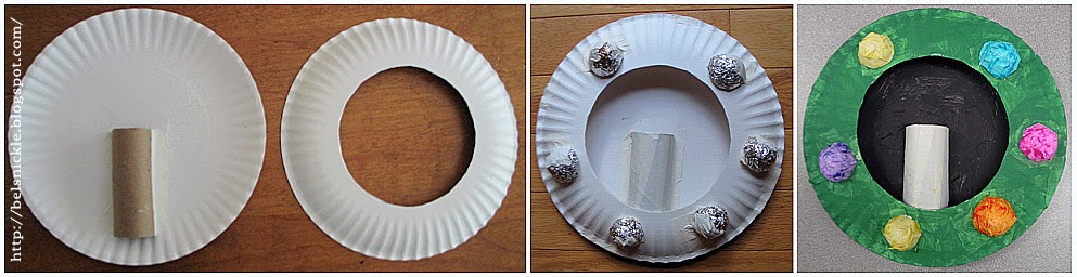 Make a Paper Plate Wreath With A Candle Inside | Belznickle Blogspot ...