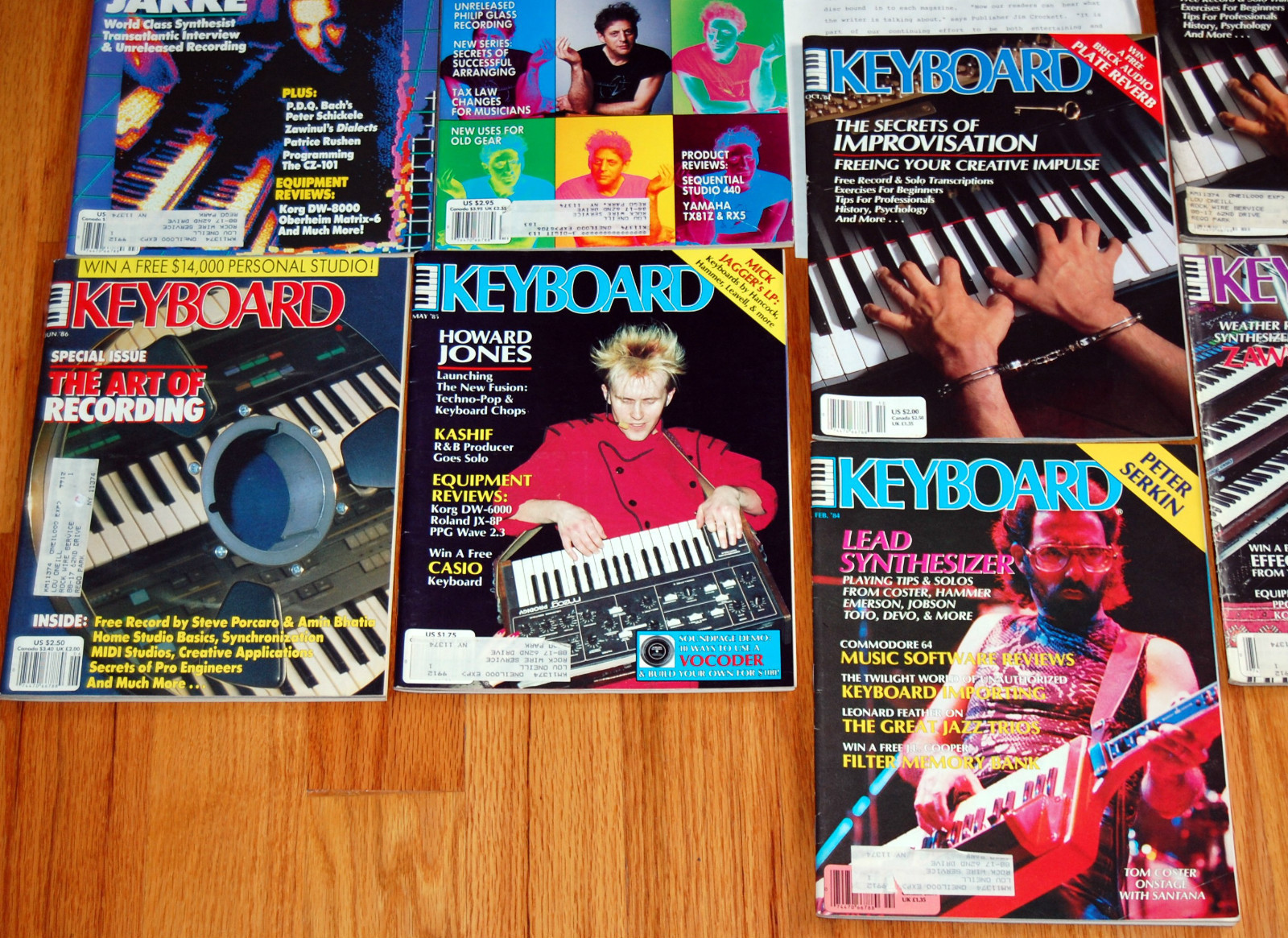 MATRIXSYNTH: Lot of Keyboard Magazine from the 1980s