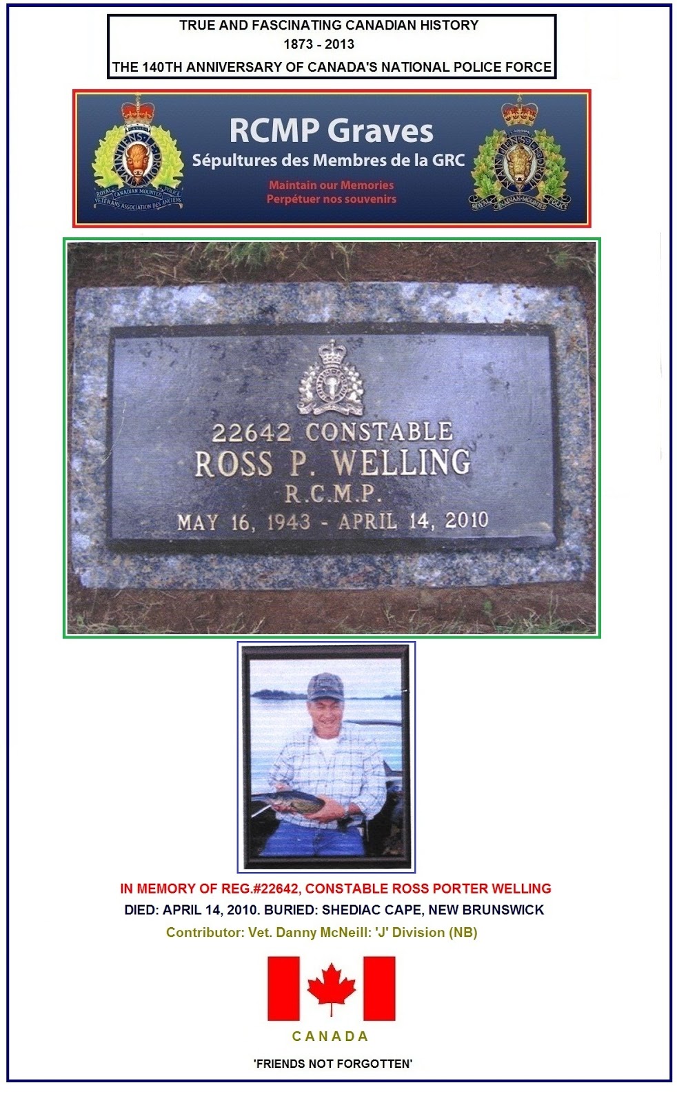 RCMP/GRC Grave Discovery & Information Website: www.rcmpgraves.com: In ...