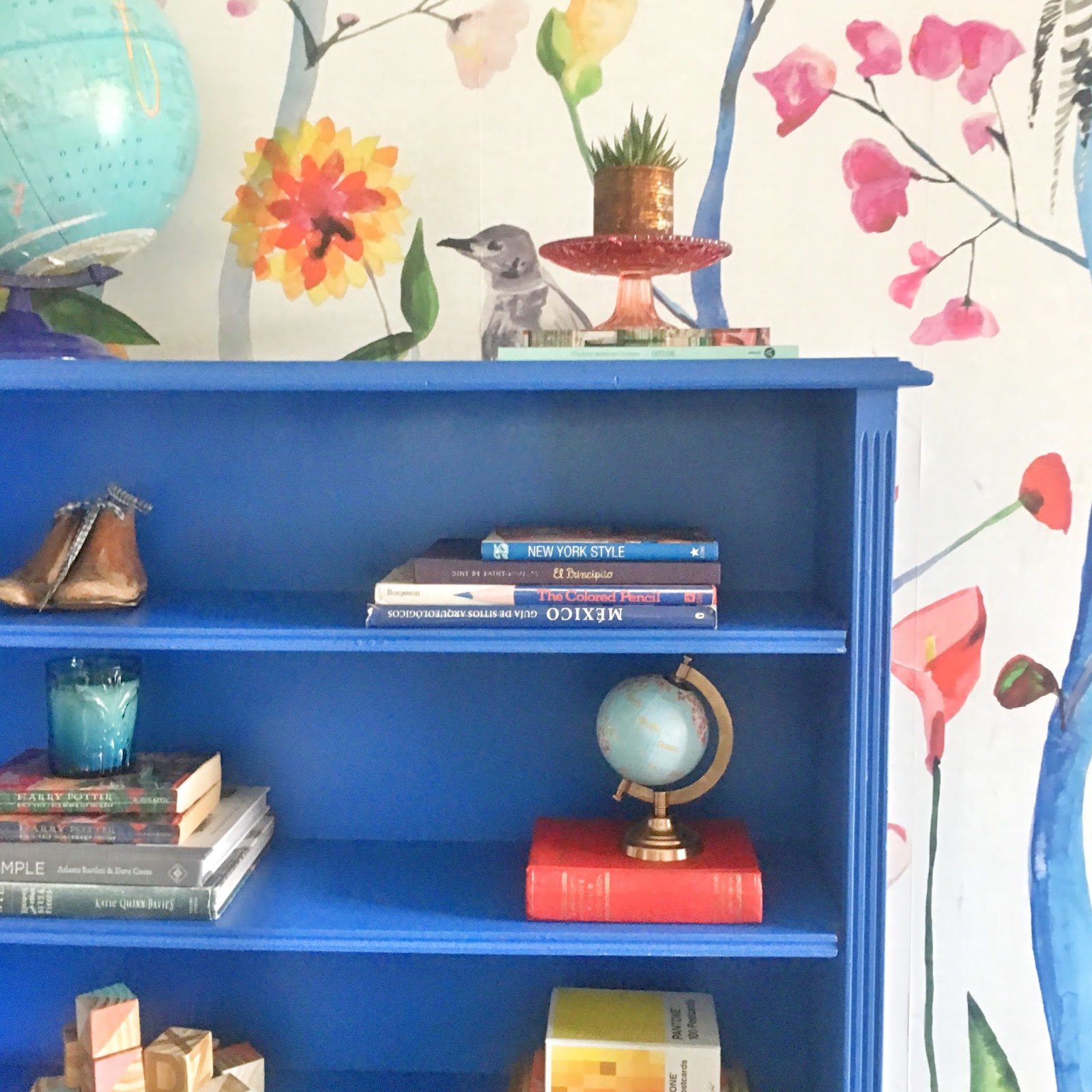 Como pintar una biblioteca azul - DIY / Sólo para Mí