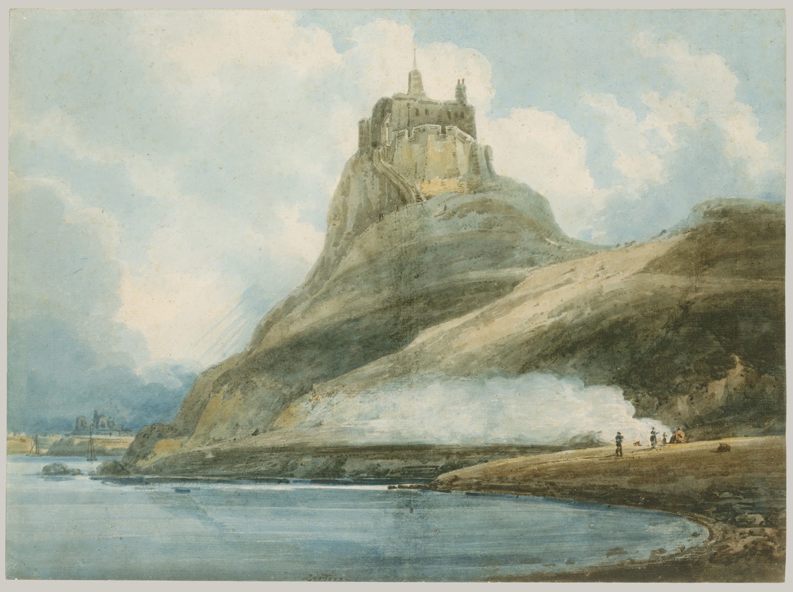 Artwork of Larry Vienneau Jr: The Raven and The Viking Raid on Lindisfarne