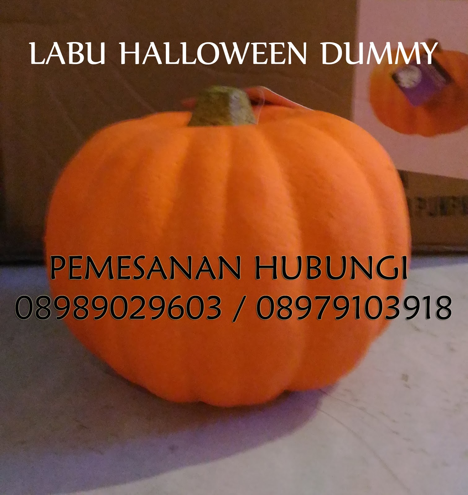 JUAL LABU JACK O LABU HALLOWEEN LABU MAINAN LABU PALSU BONEKA LABU JAKARTA