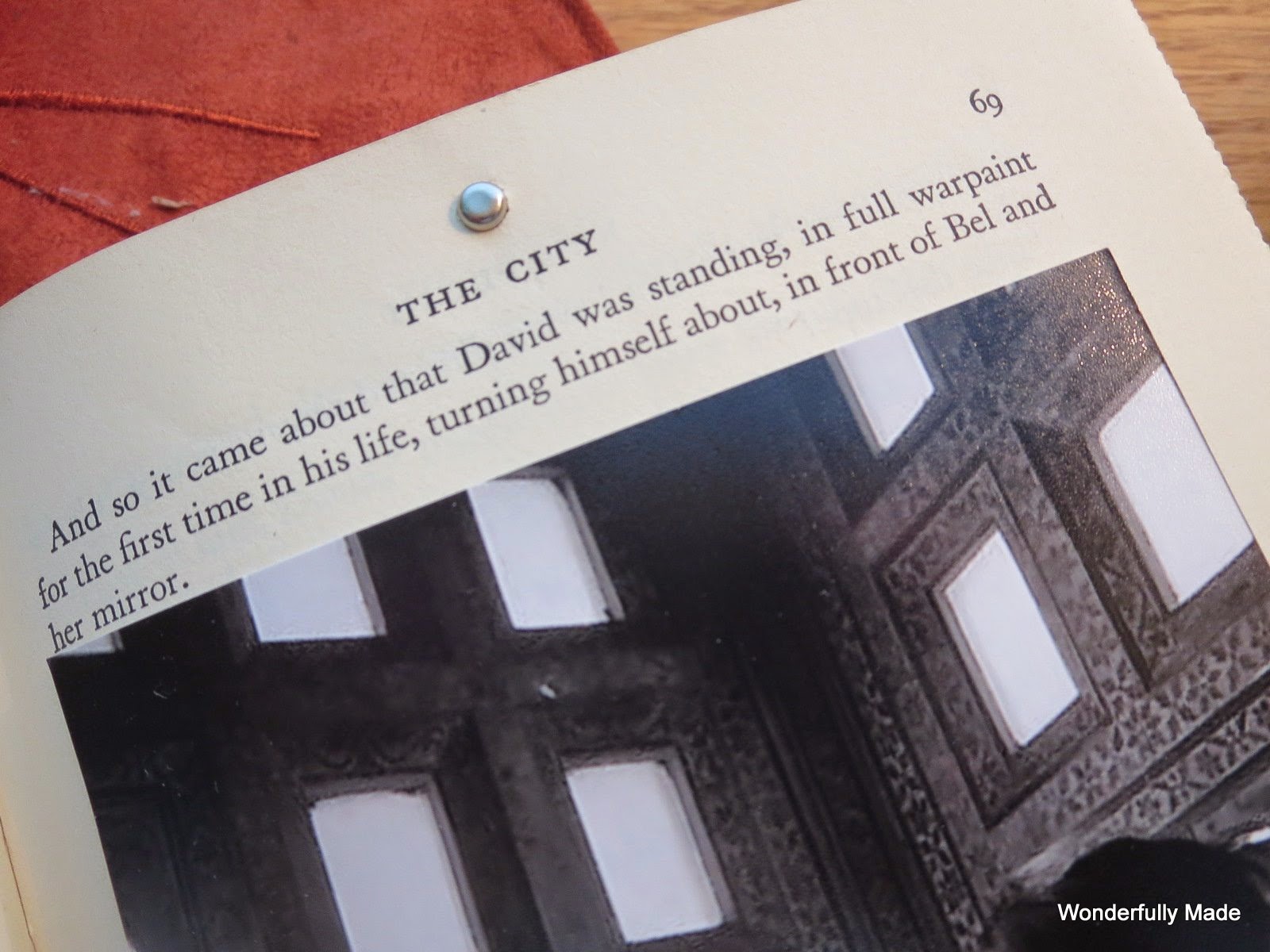 "Wonderfully Made": Upcycled Book Photo Album