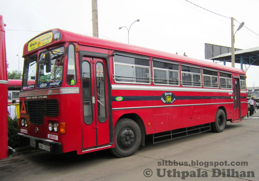 SLTB buses - ශ්‍රී ලංගම බස්: Muthur Depot Ashok Leyland Turbo Intercooler