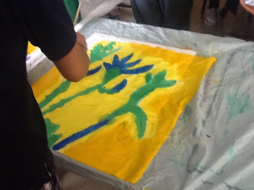 Dana Teh Adventures in Teaching: Practicing "Batik" with Middle School