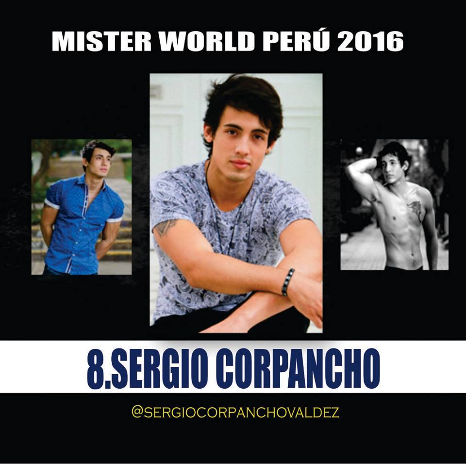 Mr. World Peru 2016 candidates | Apollo Male Gods