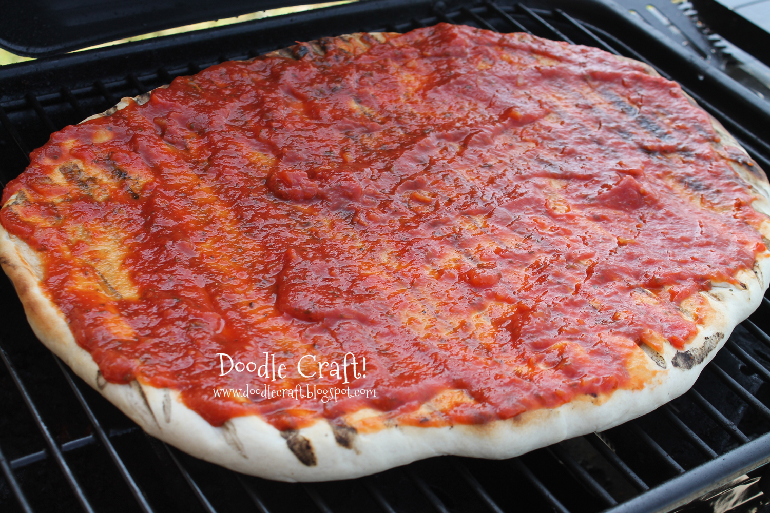 Italian Roma Tomato Mozzarella Grilled Pizza!