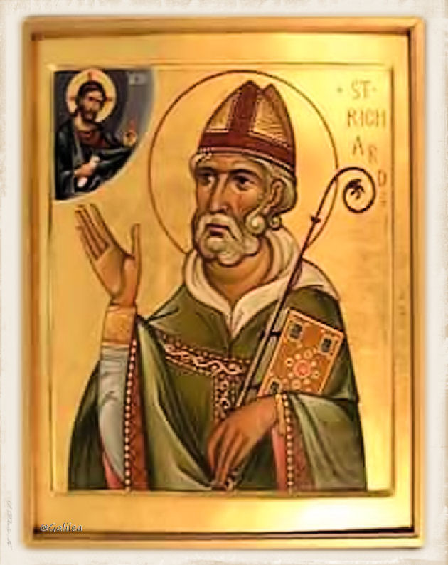 Imágenes religiosas de Galilea: San Ricardo, 3 de Abril