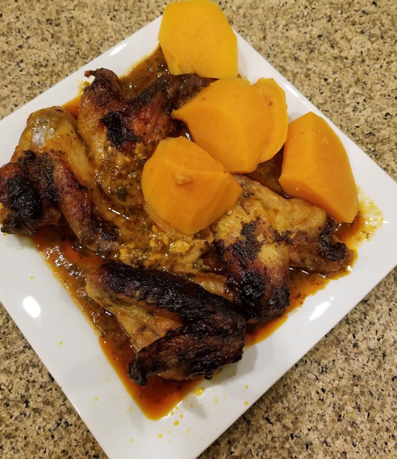 Sweet, Tangy, Spicy Baked Chicken Wing