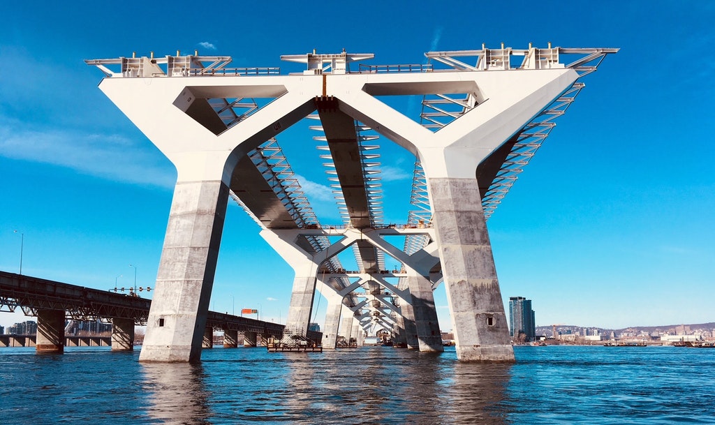 Industrial History: 1962+2019 Champlain Bridges over St. Lawrence River ...