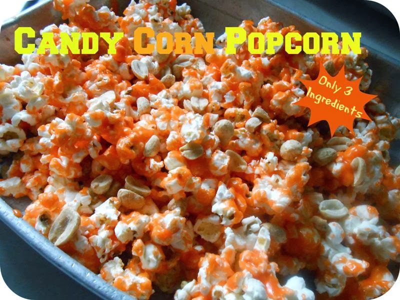 The Better Baker: Candy Corn Popcorn (3 Ingredients! - Microwave)