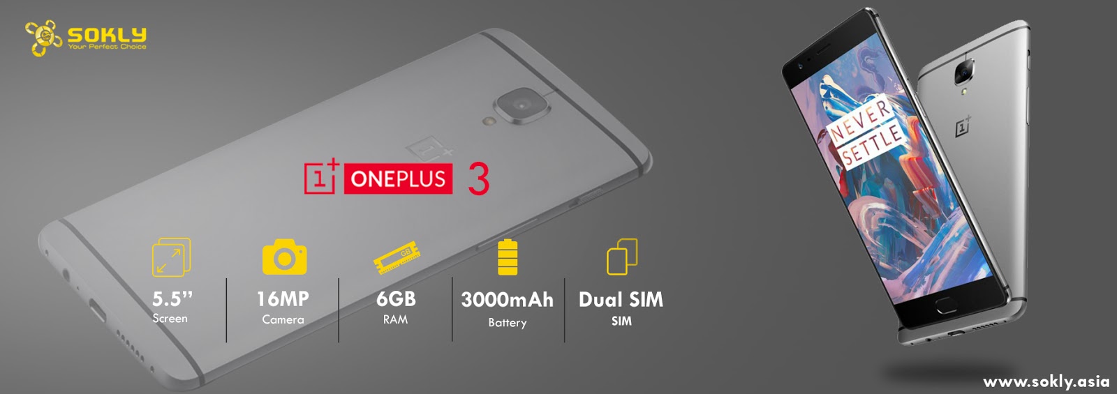Banner oneplus 3 - 88me