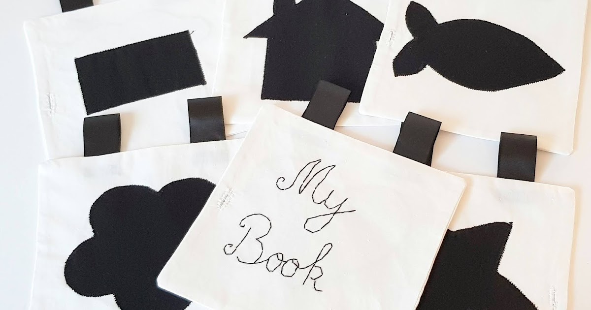 Ema Decorations: Black and White Quiet Book, Monochrome Book