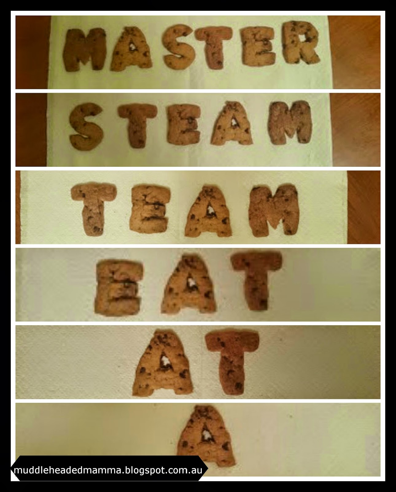 The Muddle-Headed Mamma: Edible Word Games