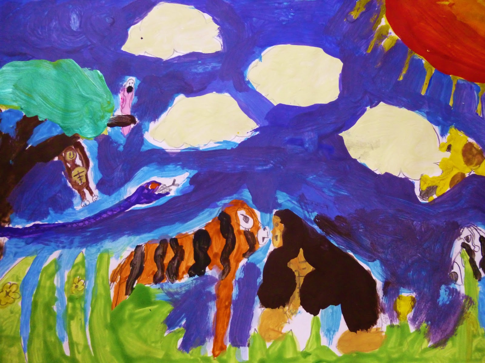 NorthEastArts: Jungle Paintings- Primary Art