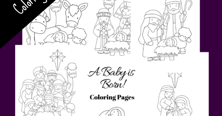 Jesus Birth Story Coloring Pages