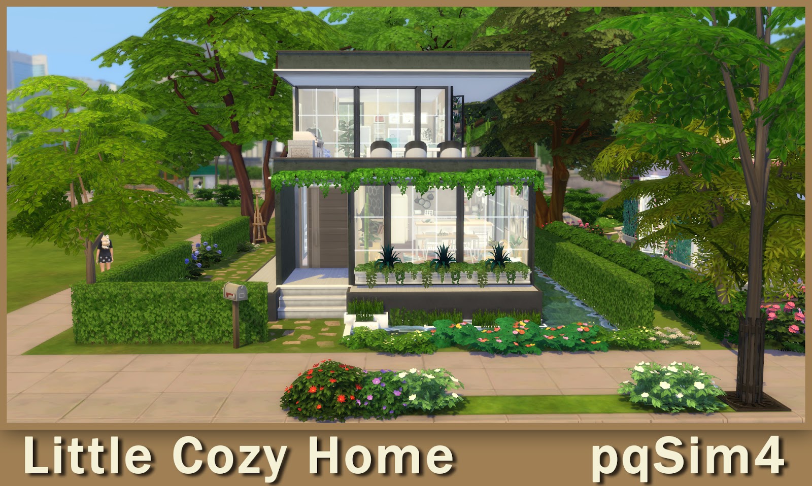 Little Cozy Home. Sims 4 Speed Build.