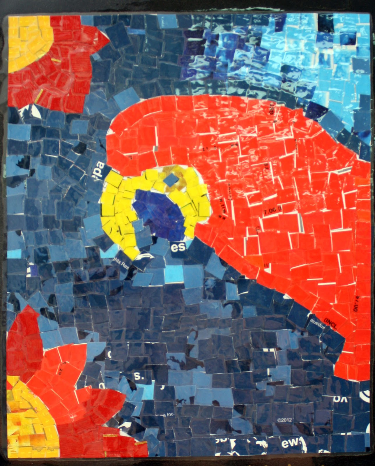 sarah bell smith: Primary Colour Collages