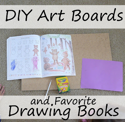 Pieces by Polly: DIY Cheap Art Boards and My Favorite Drawing Books