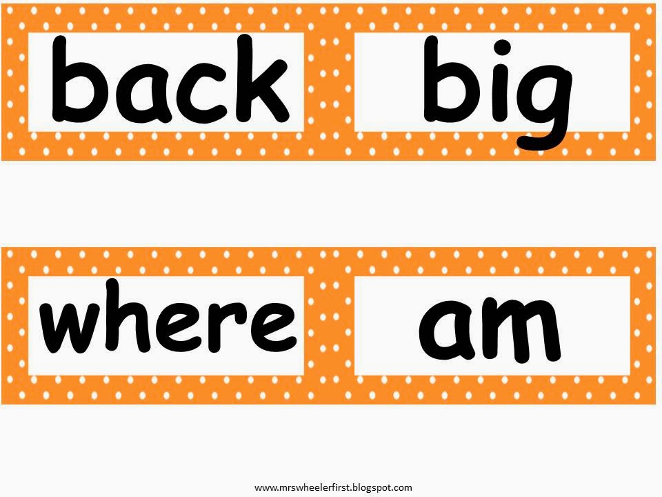 Mrs. Wheeler's First Grade Tidbits: The Beloved Word Wall!