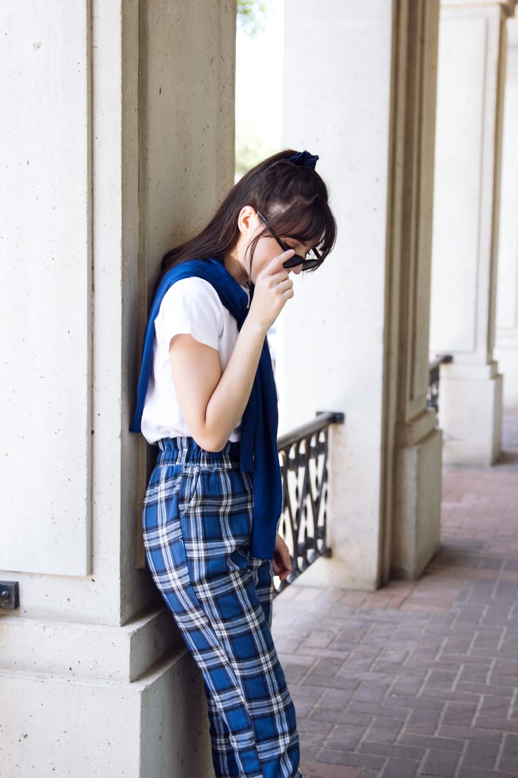Plaid Pants In The Summer | Carolina Pinglo