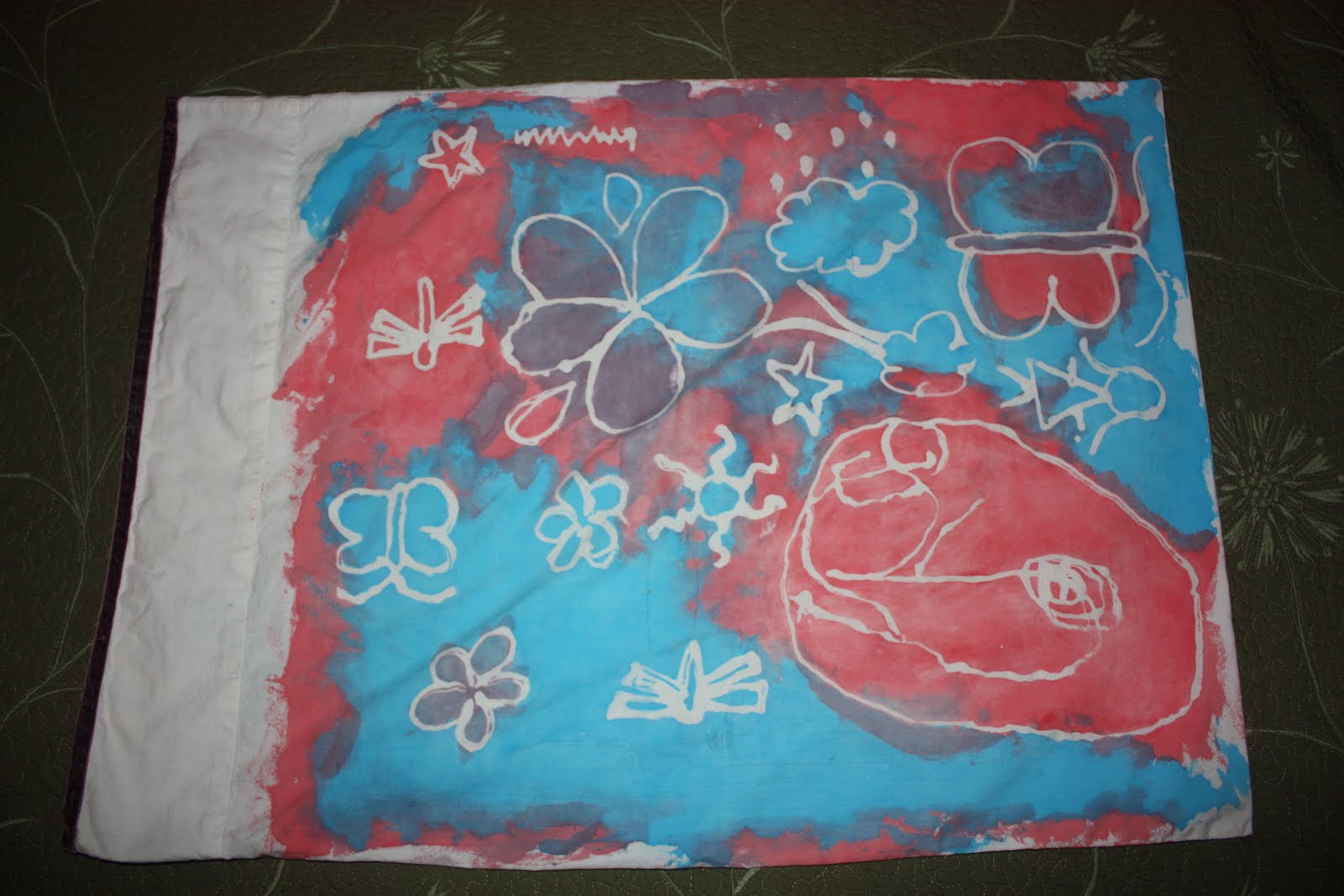 whirls and twirls around the world: Malaysia crafts: Batik for Kids