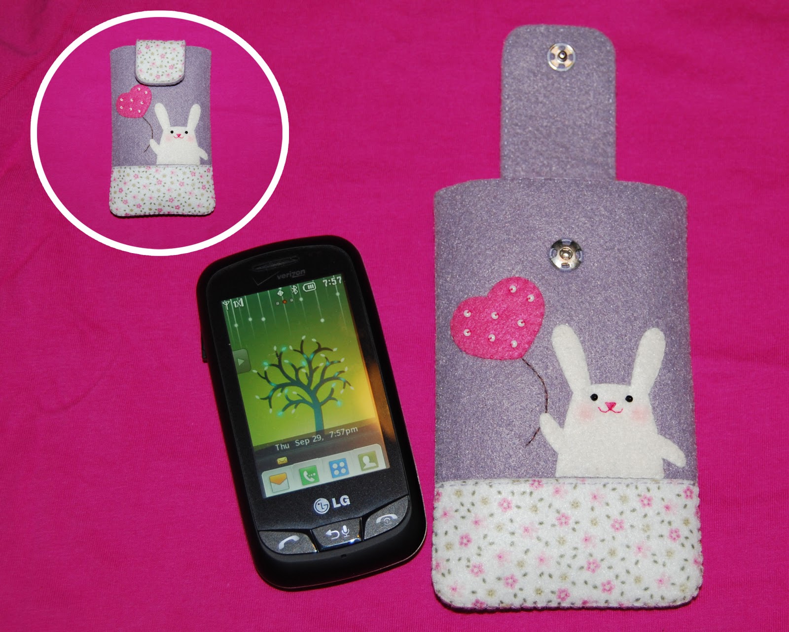 June Cleaver Would Be Shocked: Giveaway #1: Adorable Felt Cell Phone ...