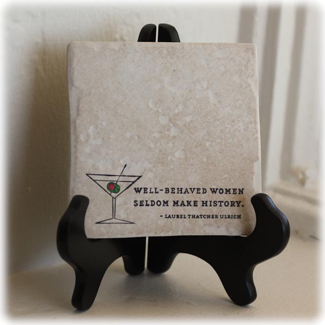 Avidly Stamping: Wild Women Italian Tile Coasters