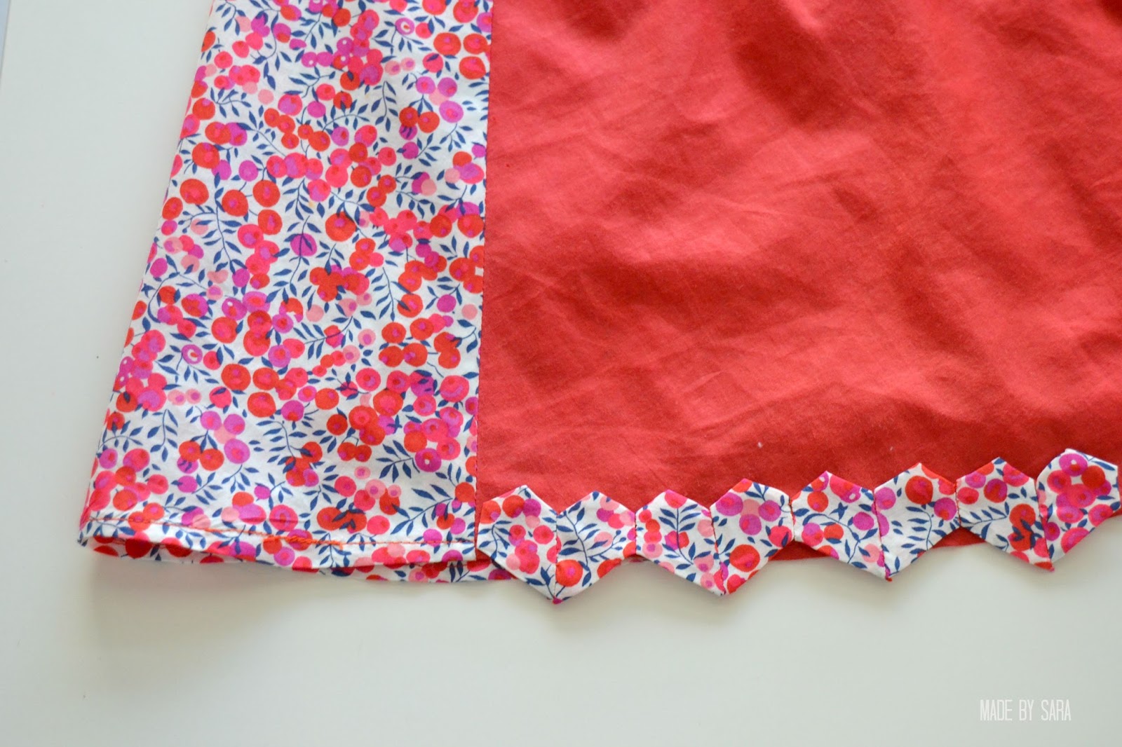 EPP Hearts Border for All Points Patchwork Blog Hop - Made by Sara