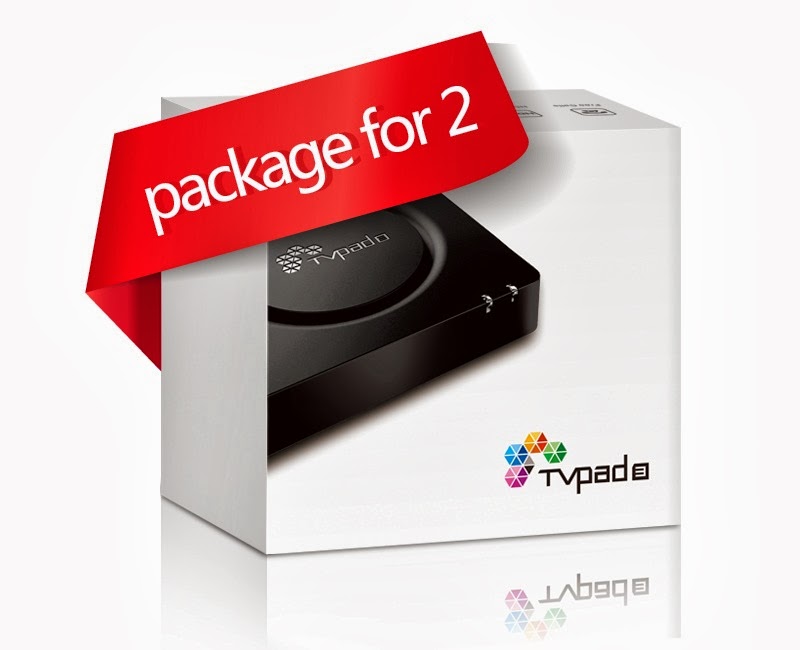 TVpad3 2 units package deal for 509 USD