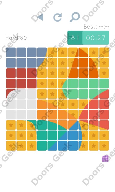 Blocks & Shapes [Hard] Level 80 Solution ~ Doors Geek