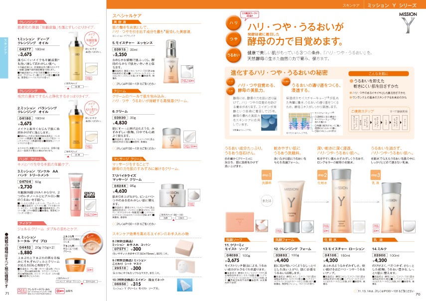 * Avon Japan *: 15- Linha Mission(Renew)- Y, White, Dr, Eclat, Eclat D ...