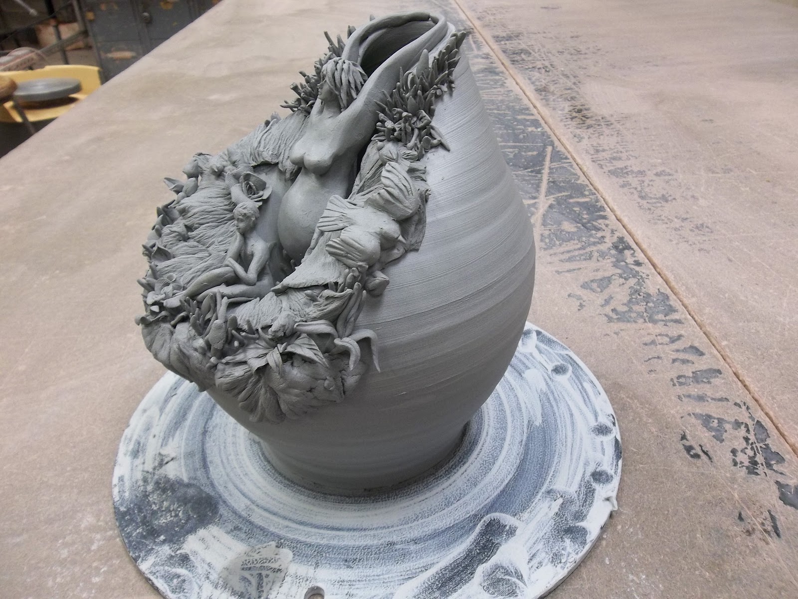 Pedro Ramirez' Art : Low Fire White Clay