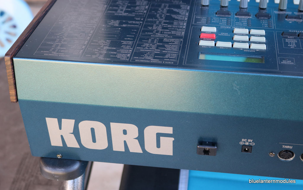 MATRIXSYNTH: Custom Korg MS2000 SN 005817 with Custom Rainbow LED Pads