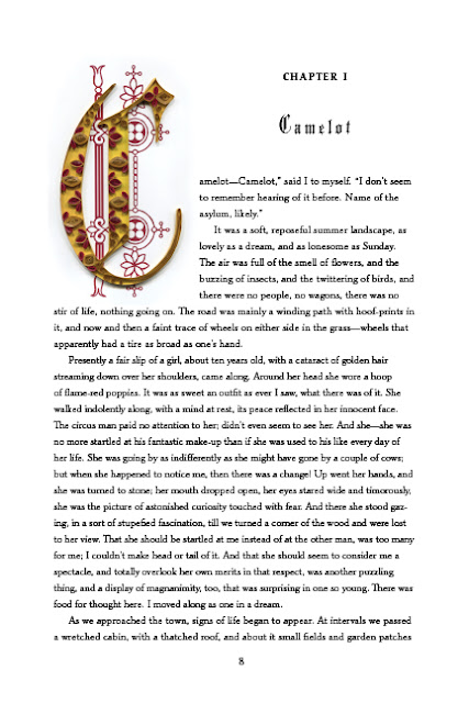 Yakawonis: Quilled C - Drop Cap